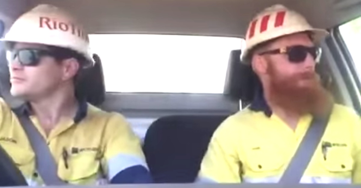 2 Big Miners Are On A Lunch Break. But When Their Favorite Song Comes ...