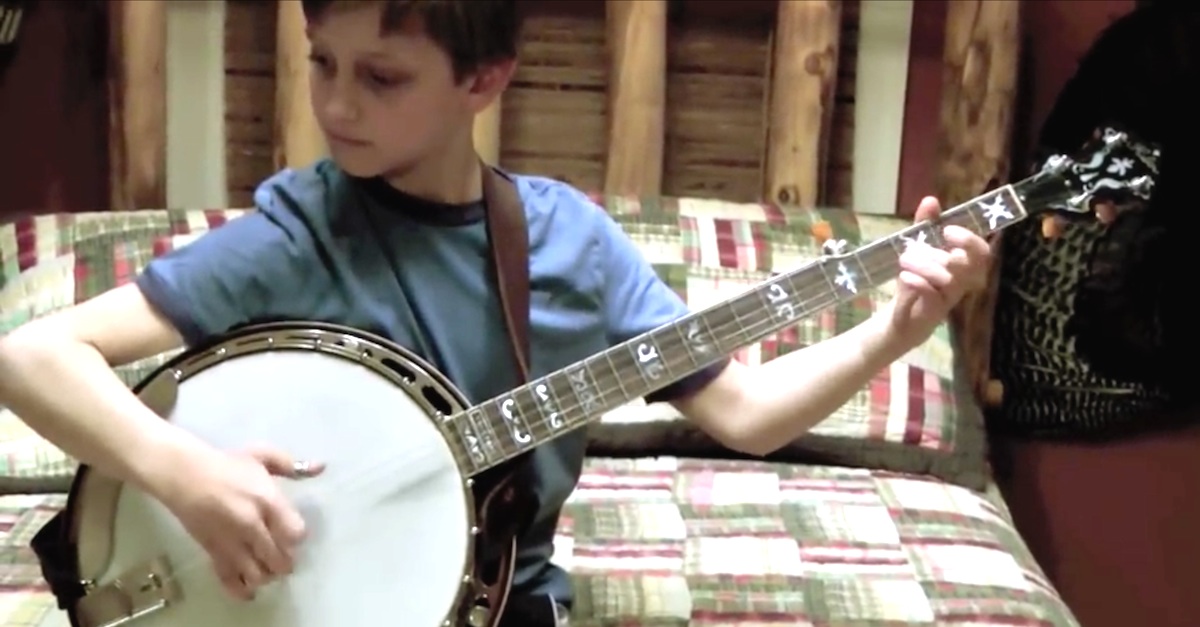 9-Year-Old Boy Plays The Banjo For His Mom. When He Looks Up? My Jaw ...