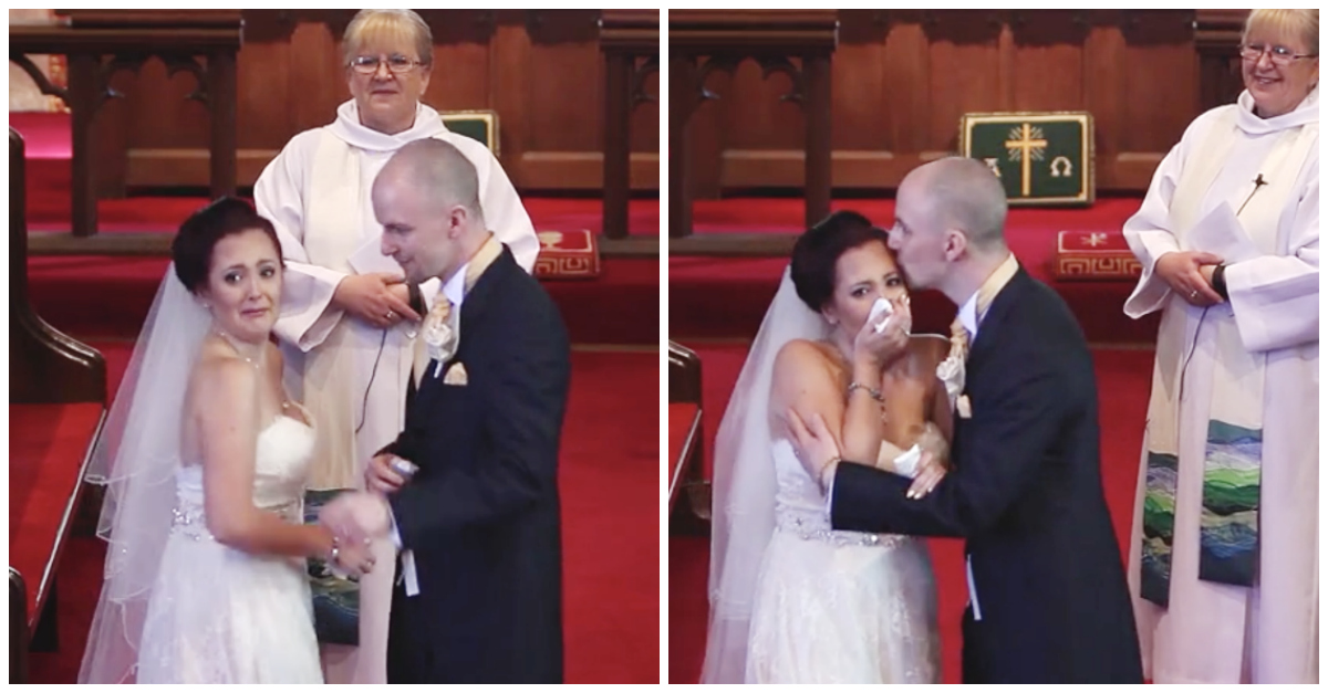 Bride At Altar Gets Surprised With Singing Choir Students