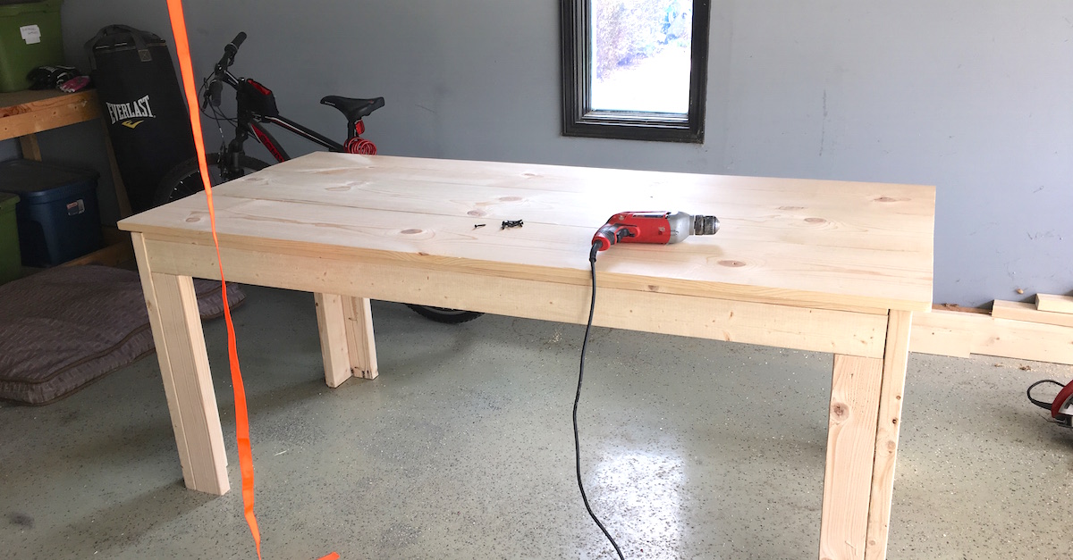 It Was Just A Boring Pine Table — Until He Draws THIS On Top! Gorgeous...