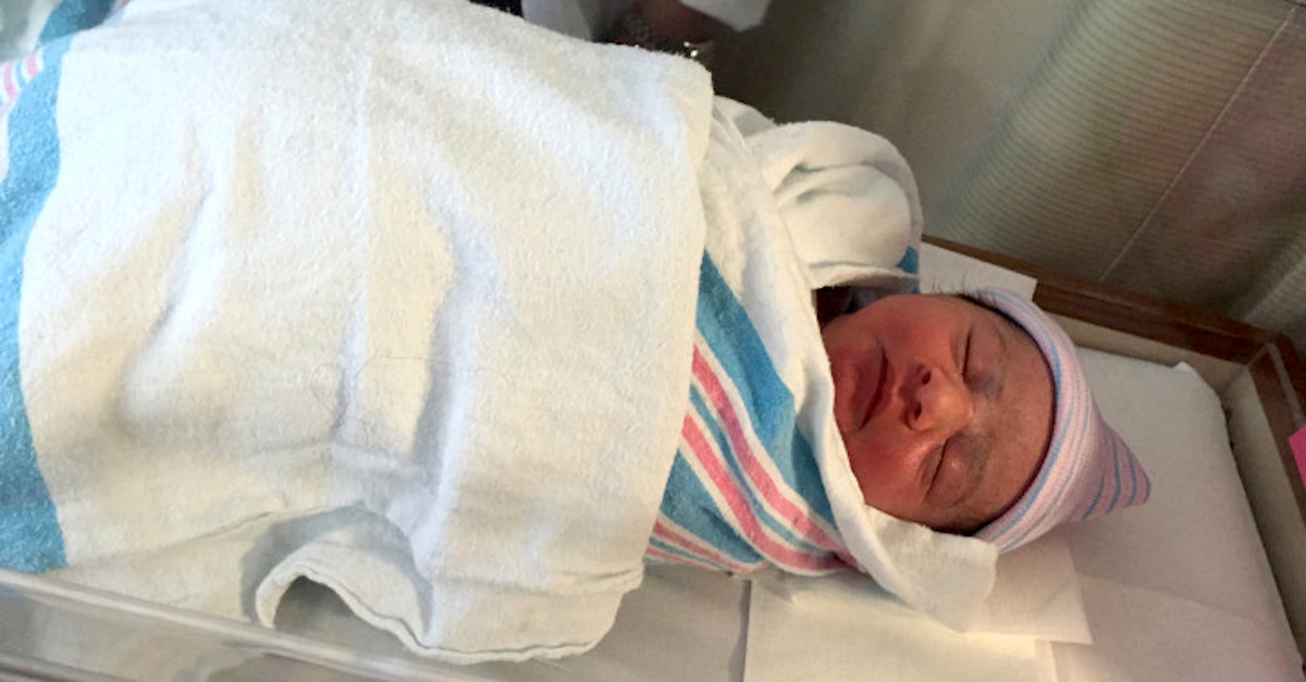Look Closely At This Baby's Photo. It's Going VIRAL For One Crazy Reason...