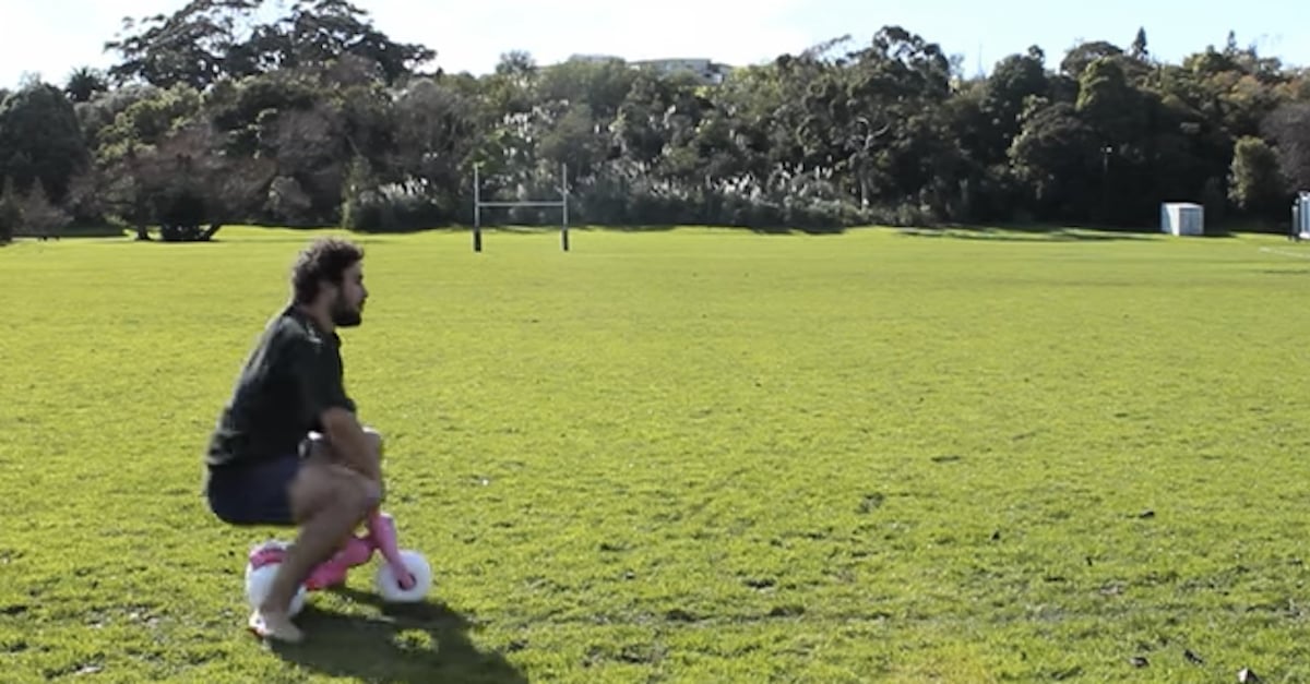 Dad Gives Expert Tips On How To Catch A Wiggly Toddler When She Runs Away