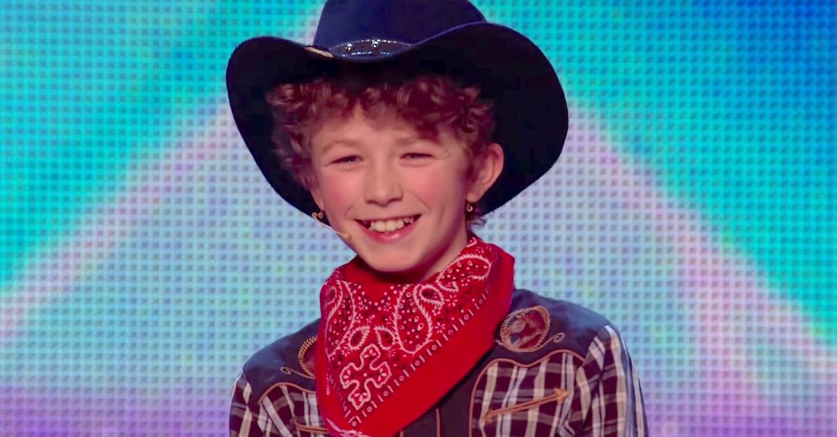 Little Cowboy Steps Onstage With DANGEROUS Props. Now Watch For His ...