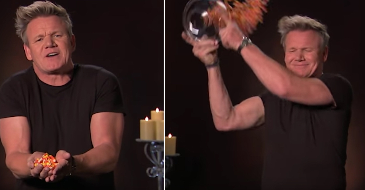Gordon Ramsay Throws Candy Corn In A Fit Of Rage While Rating The Worst ...