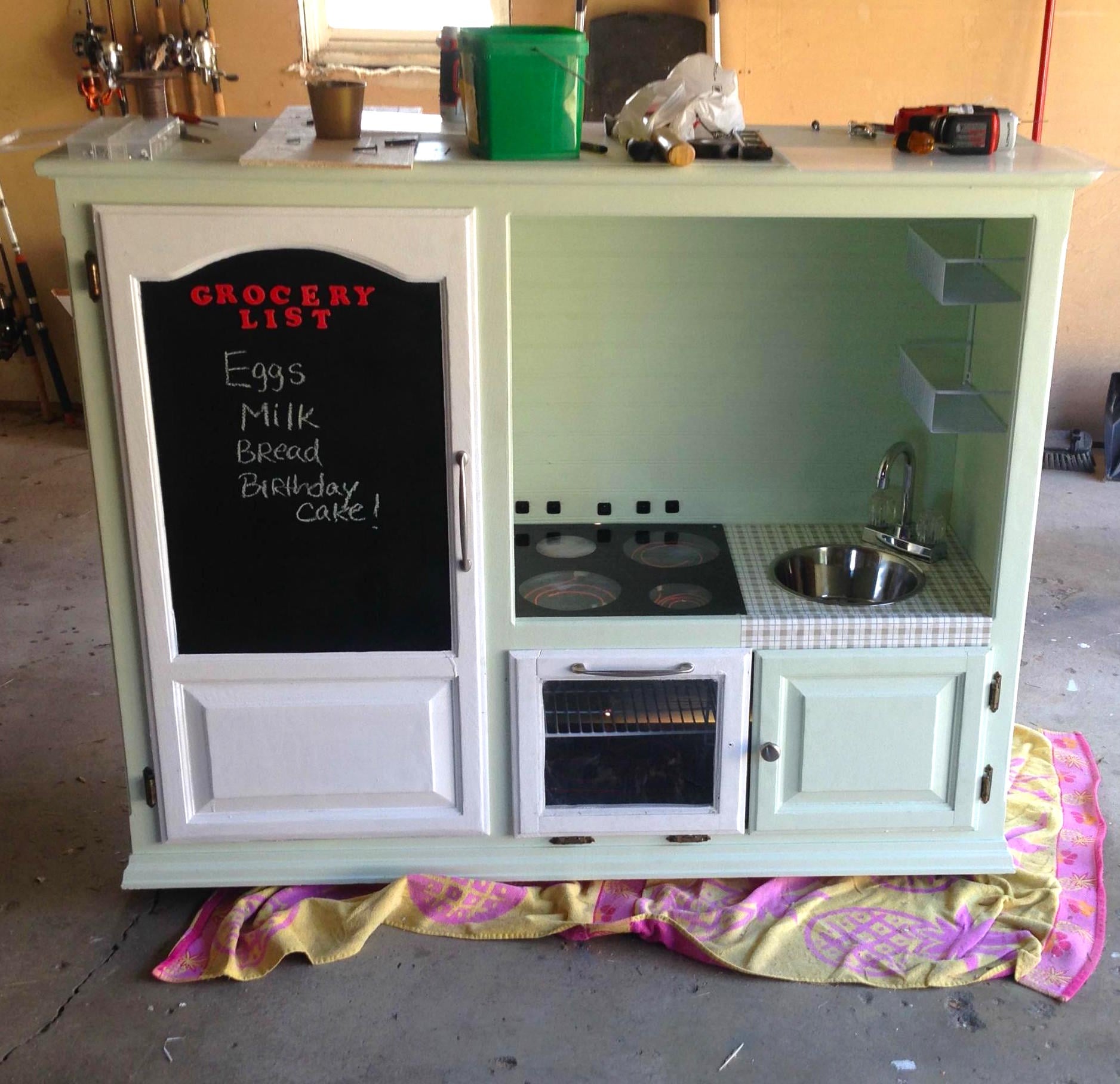 It Was Just An Old TV Cabinet, Until They Transformed It Into THIS ...