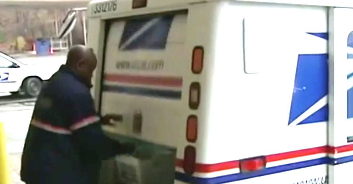 Postal Worker Has An Elderly Woman's Package. But Then He Walks To Her ...