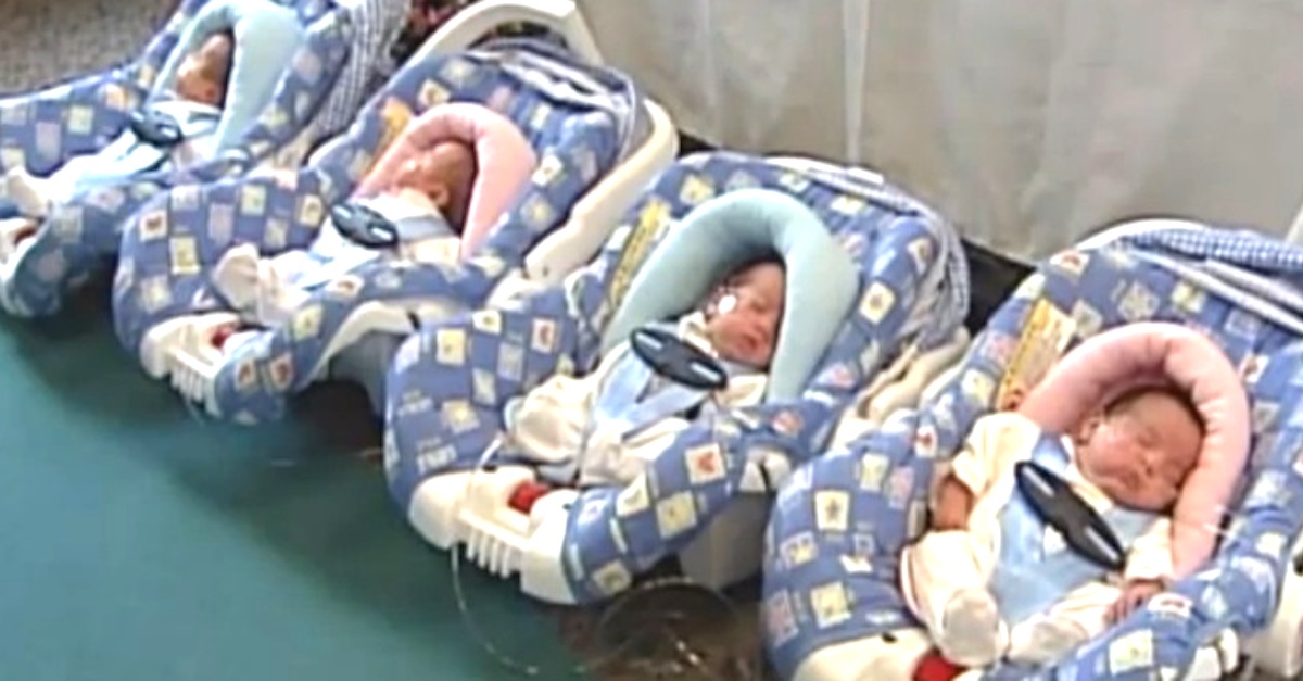 4 Babies Sleep Side By Side In The Hospital. But Look Closely At Their ...