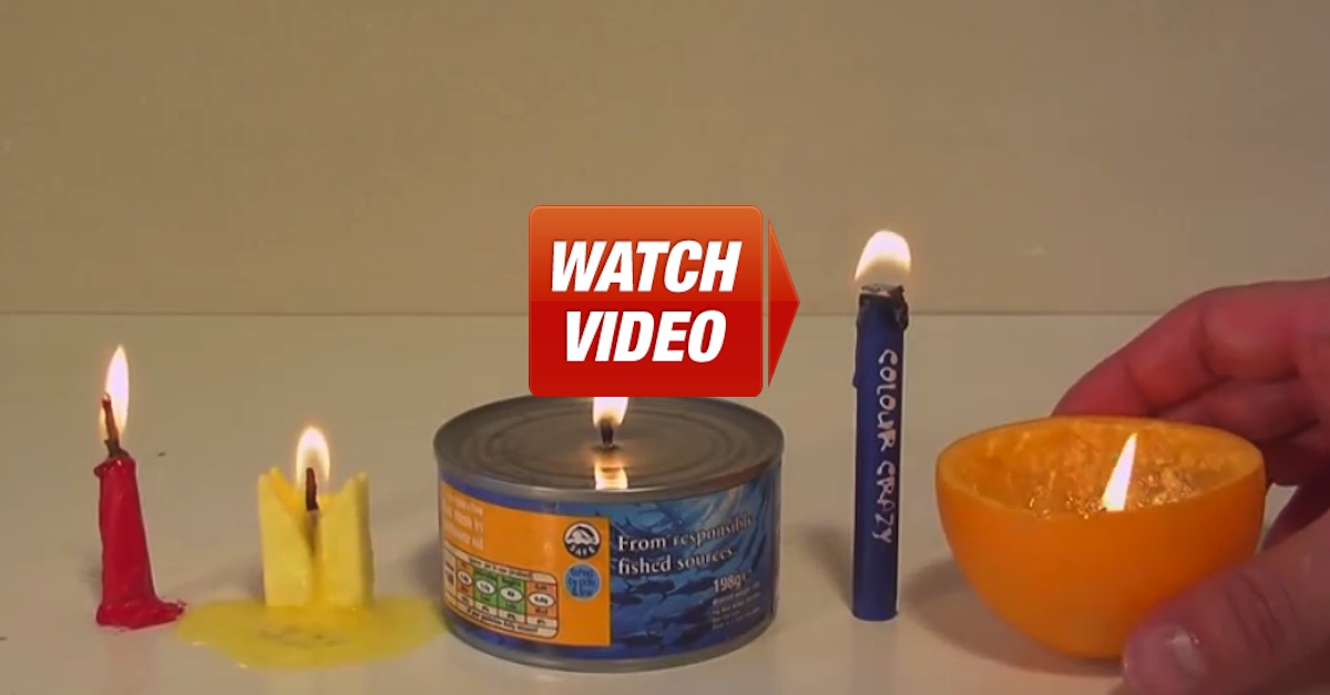 How to Make 5 Emergency Candles Using Everyday Items! This Is SO Cool ...