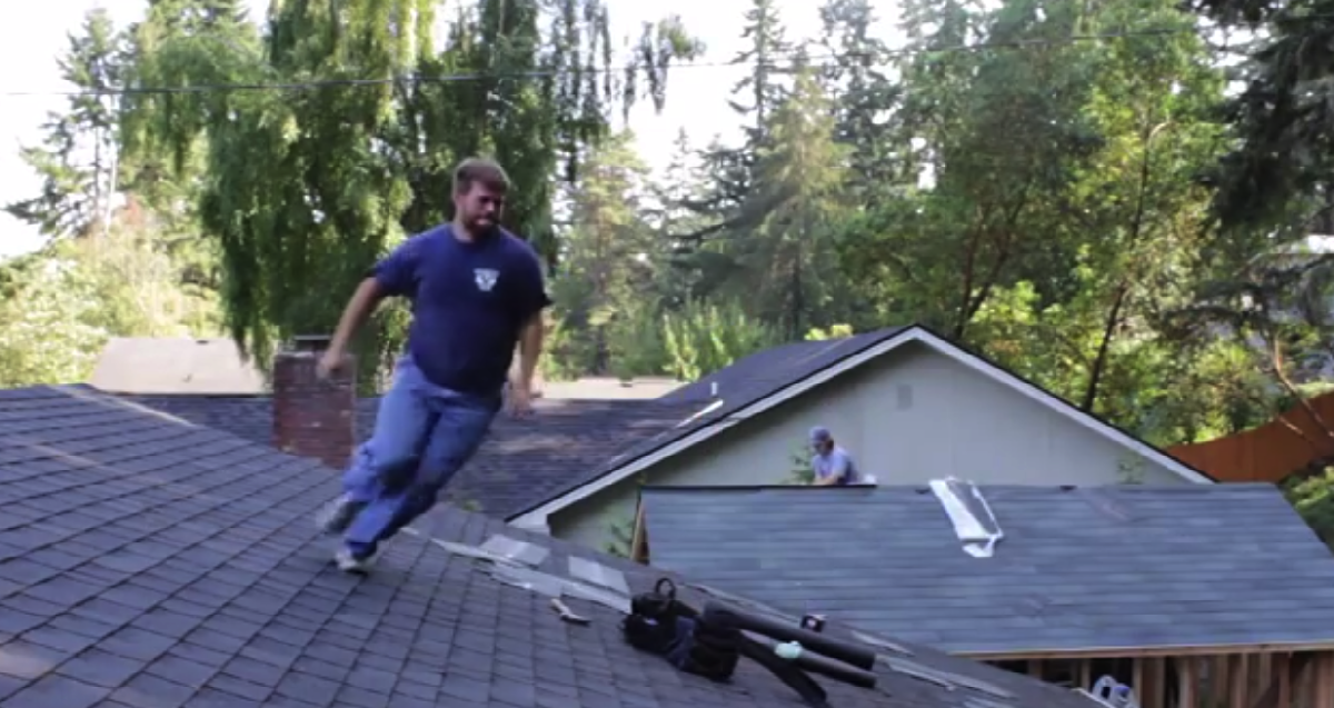 A Family Hired Him To Fix Their Roof...This Is What He Did Instead!