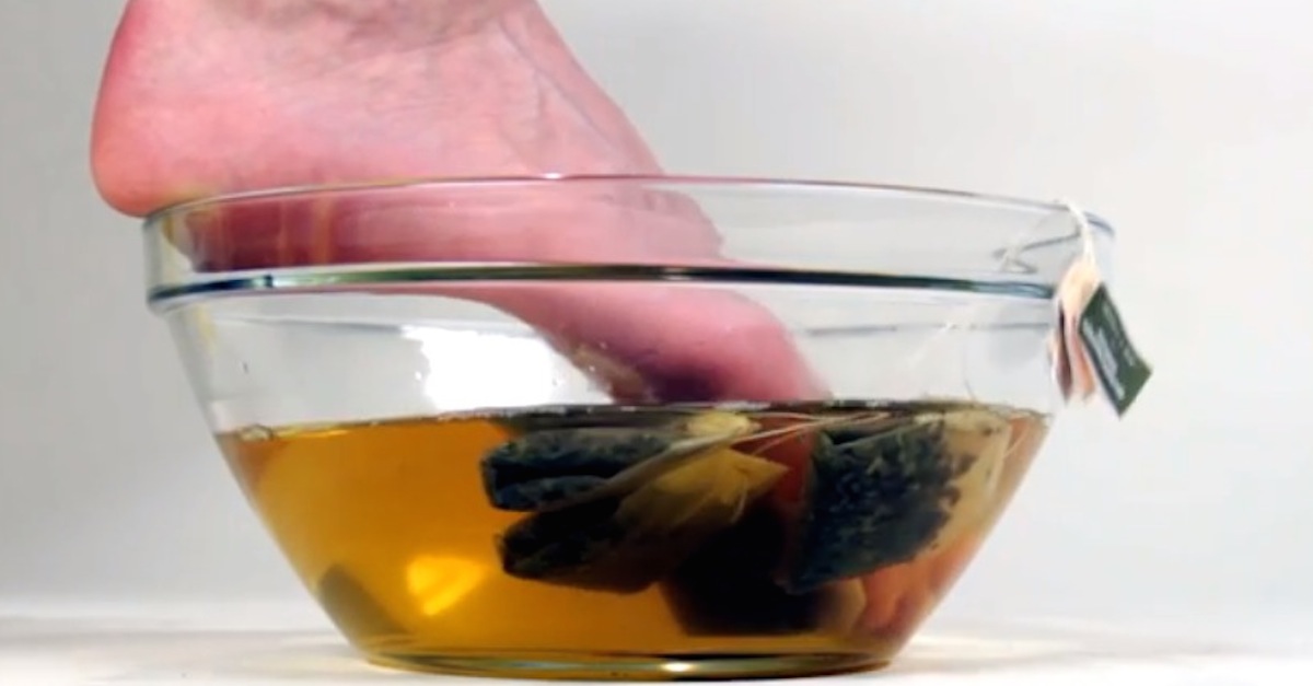 She Soaks Her Feet In Green Tea. Why? I Have To Try This!