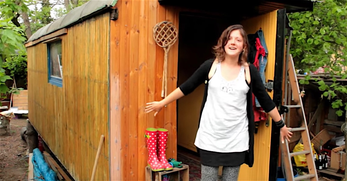 This Tiny Home Used To Be A Buried Shed Until She Renovated It From The ...