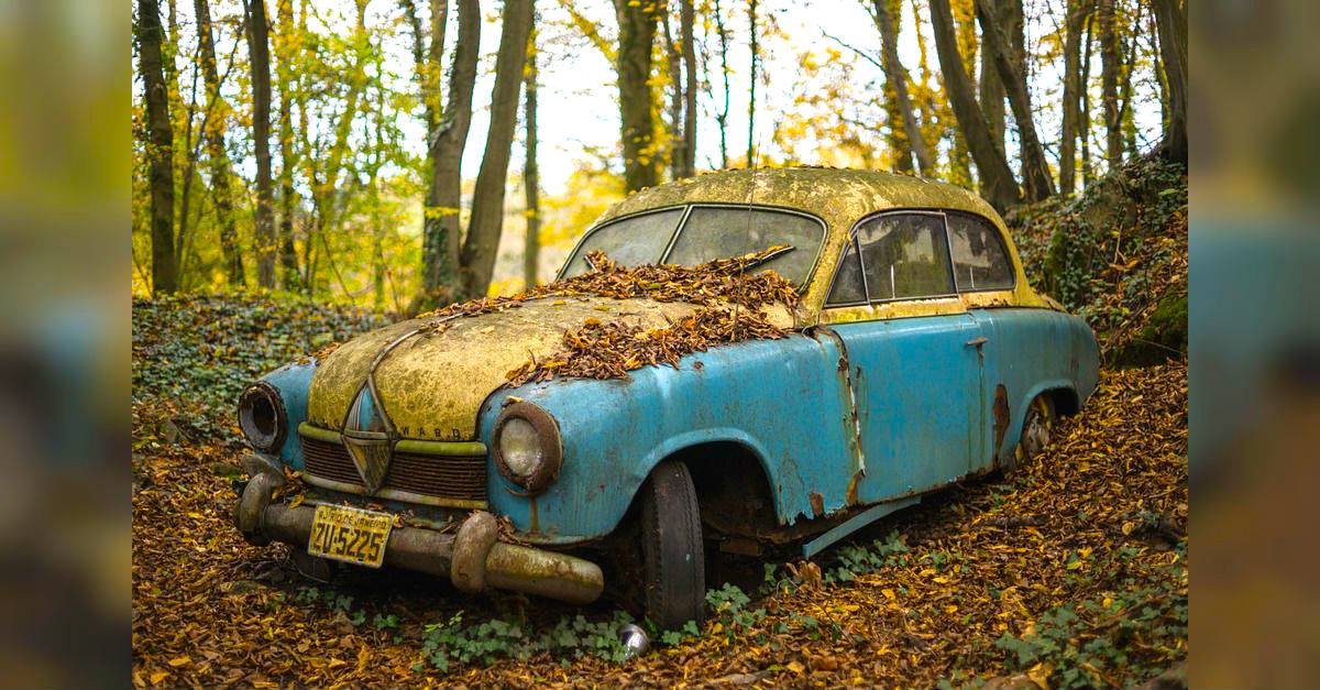 13 Photos Of Eerie Abandoned Cars
