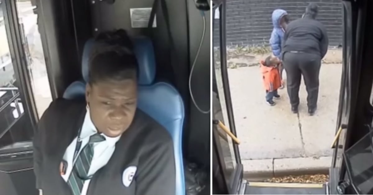 Bus Driver Follows An Elderly Woman Off The Bus. Then A Stranger ...
