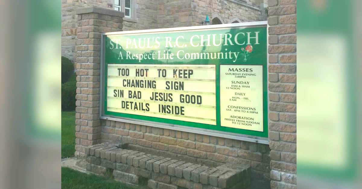 14 Super-Funny Church Signs