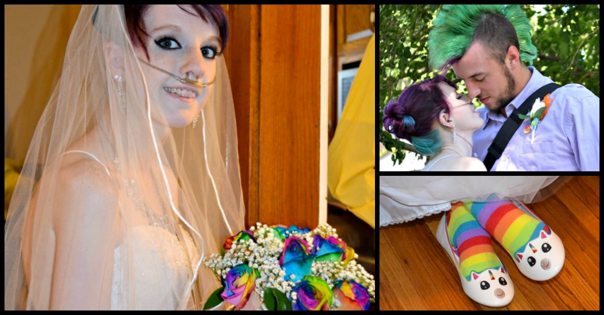 Chronically Ill Bride Celebrates Life With A Colorful And Happy Wedding