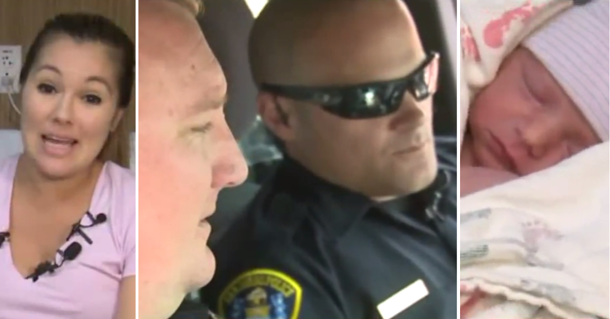Mom Goes Into Labor, Then Officers Help Her Deliver