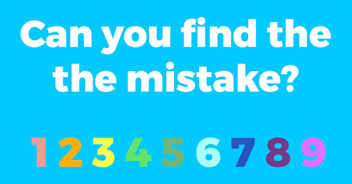 Few People Can Find The Error In This Easy Little Puzzle. Can You?