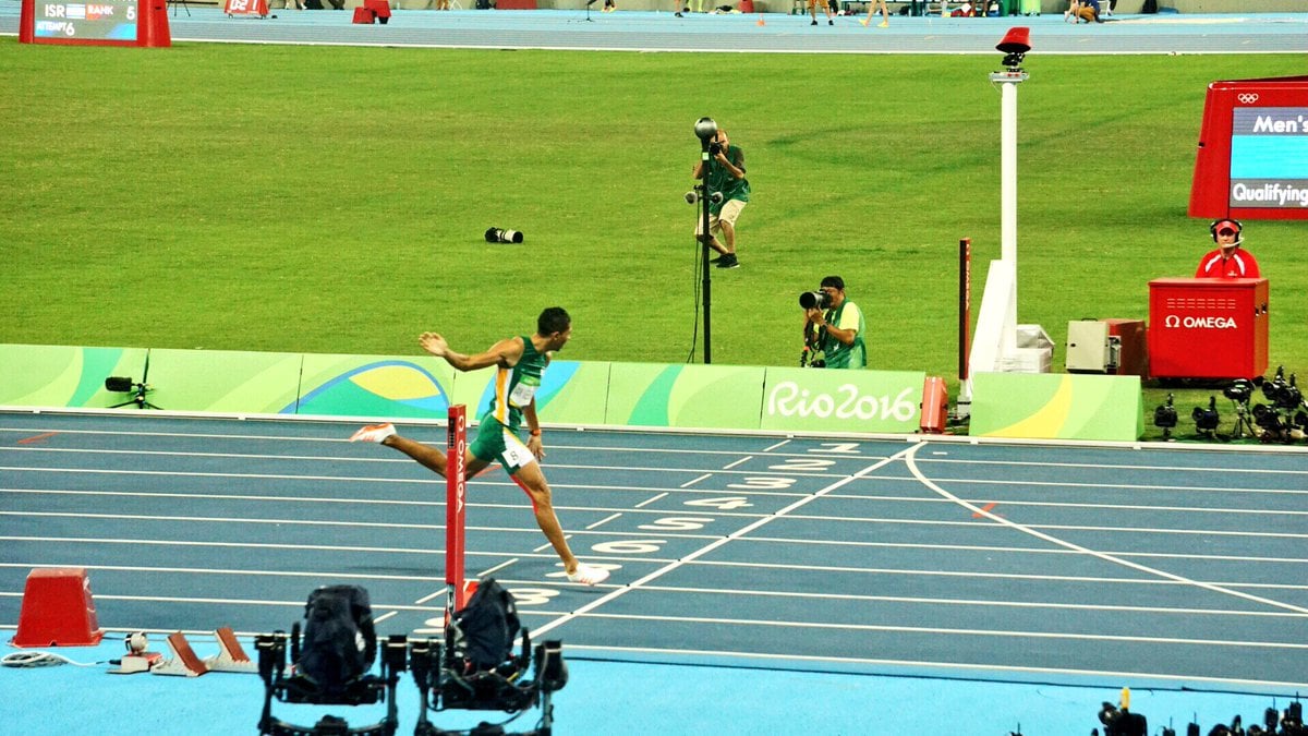 Olympic Sprinter Has 74-Year-Old Coach To Thank For His Record Breaking Win