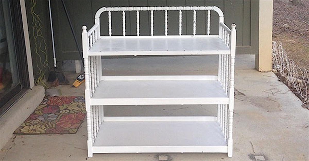 Mom Couldn't Bear To Toss Their Old Changing Table. Instead? This Is ...