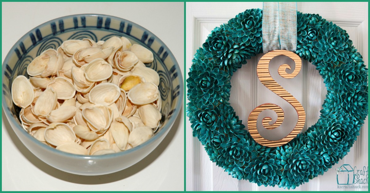 Crafter Turns Old Pistachio Shells Into An Unexpectedly Beautiful Wreath