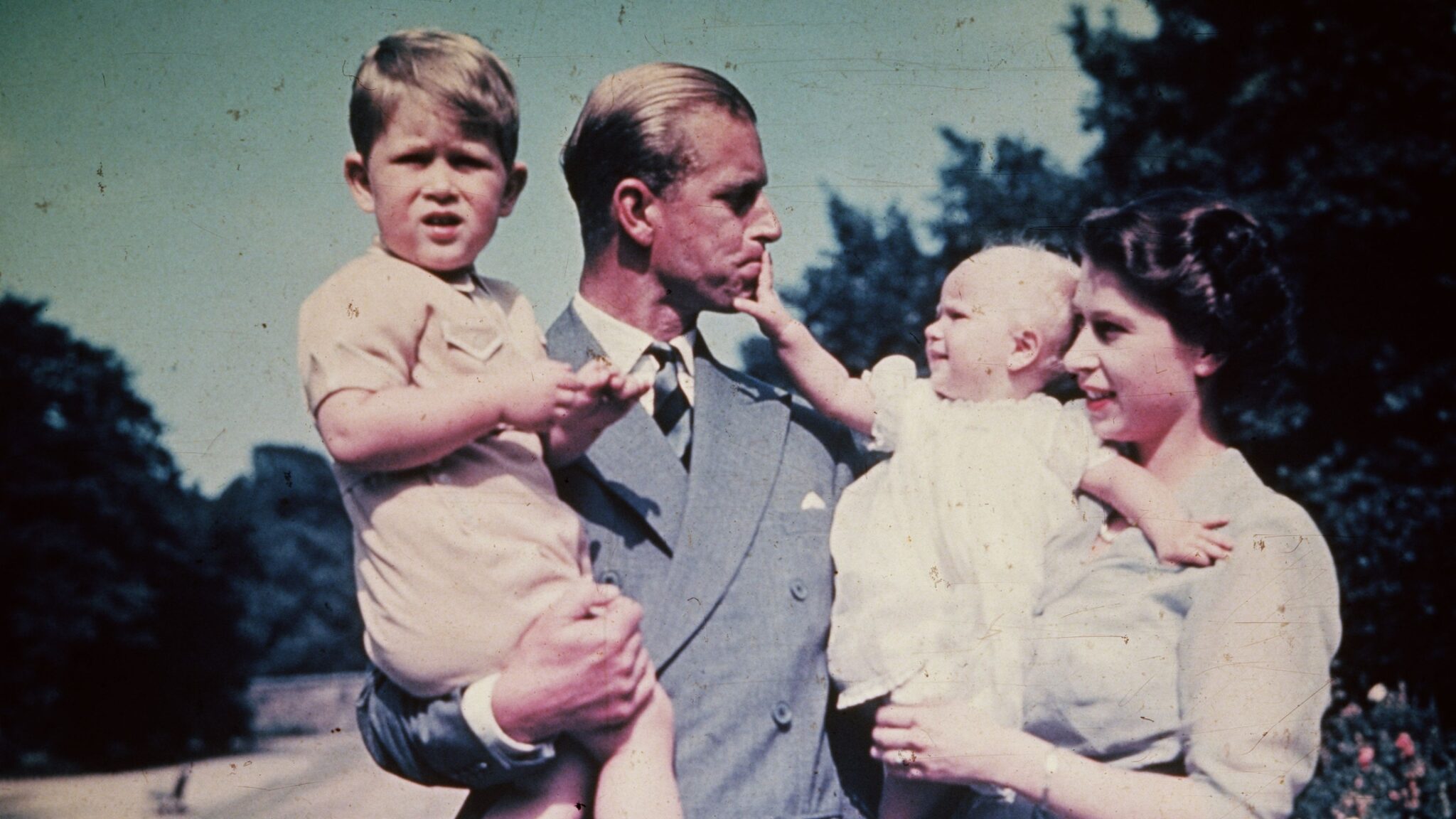 30 Photographs Of Prince Philip With His Family
