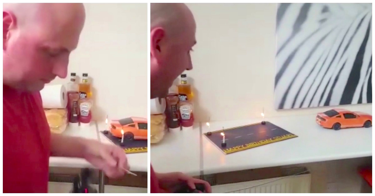 Man Gets Amazing Remote Control Car Cake For His Birthday