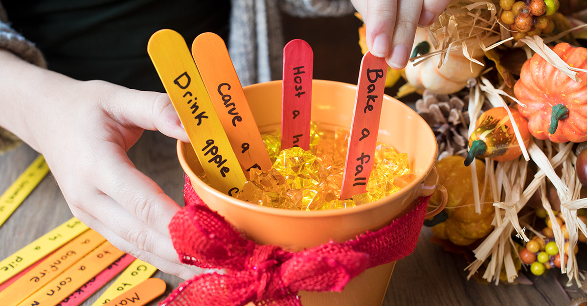Make The Cutest Fall Bucket List Craft