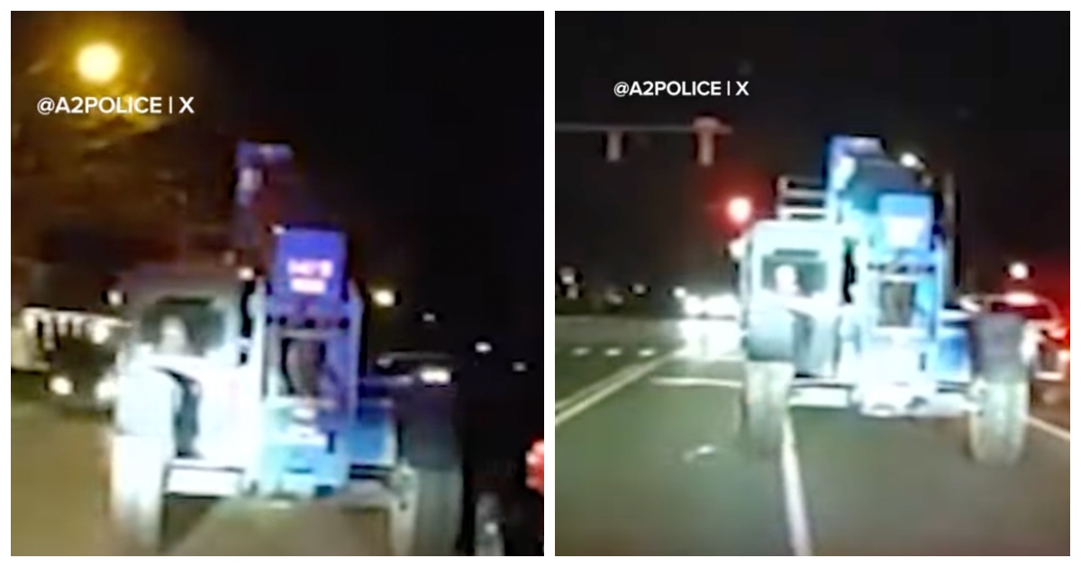 12 Year Old Boy In Stolen Forklift Leads Michigan Police On Chase