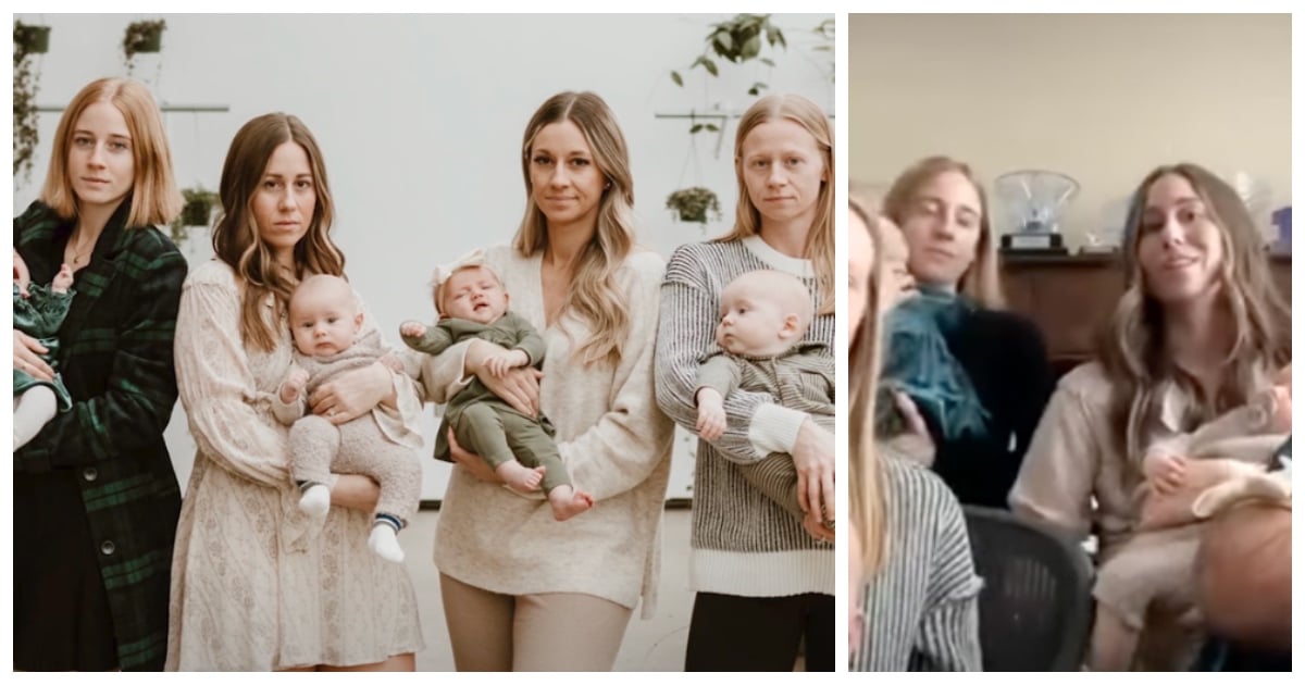 Four Sisters Who Were Expecting At The Same Time Reunited With Their Babies