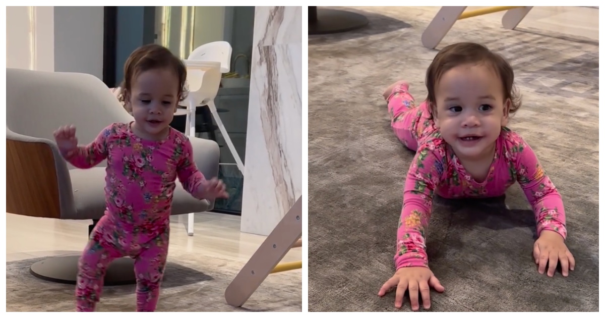 John Legend Shares Video Of Daughter Esti Learning To Walk