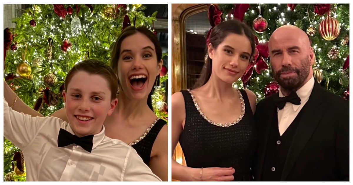 John Travolta Shares Festive New Year Photos With His Kids