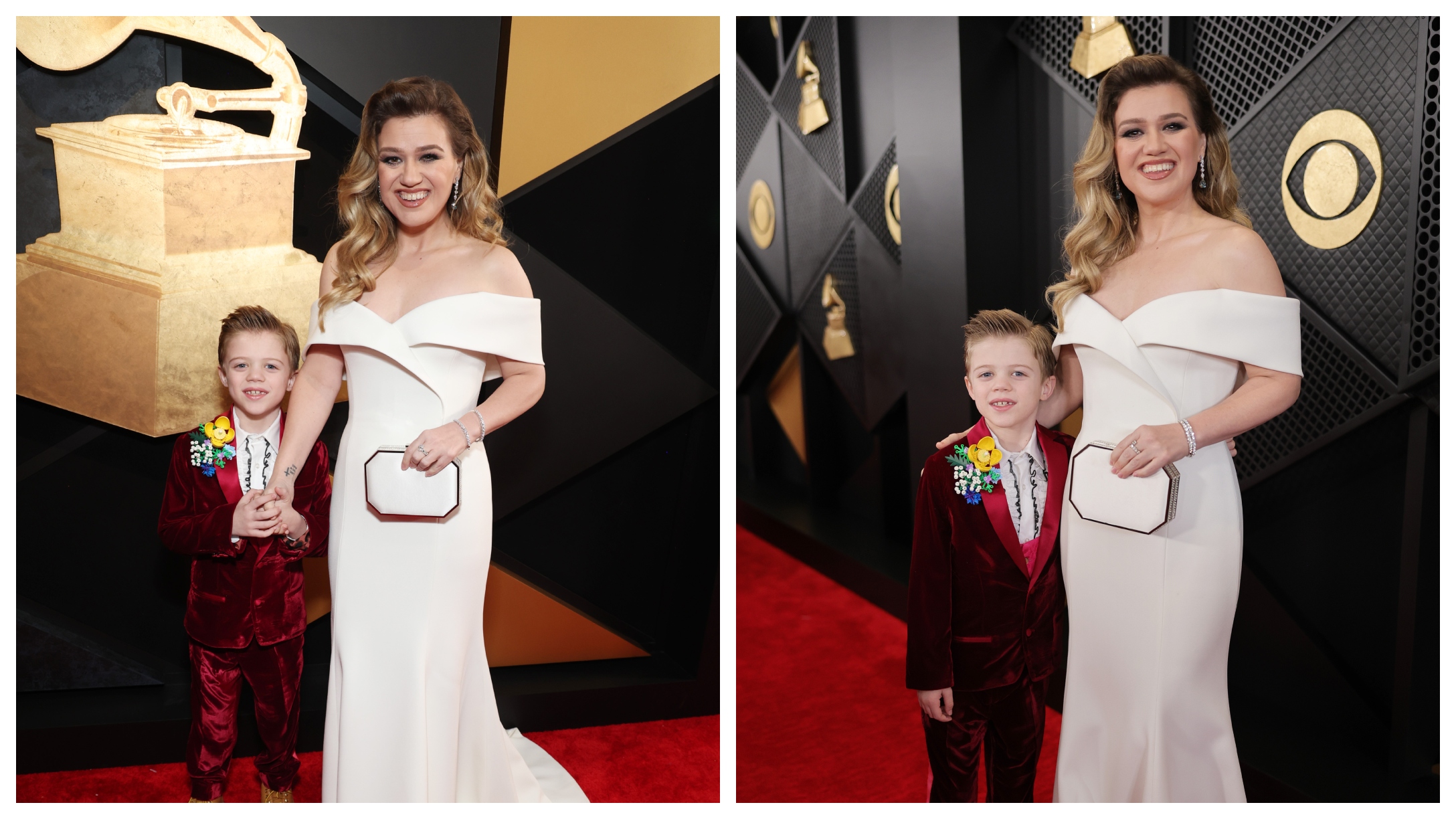 Kelly Clarkson’s Son Is the Cutest Plus One Ever At The 2024 Grammy Awards