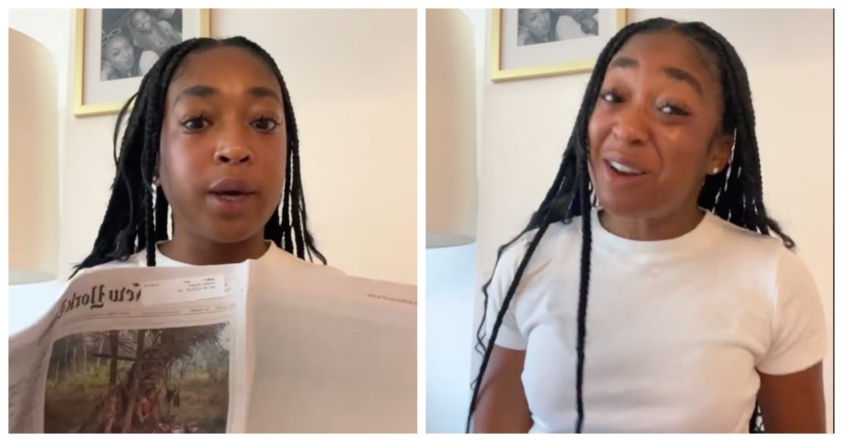 TikToker Kelsey Russell Encourages People To Read The News Through Her ...