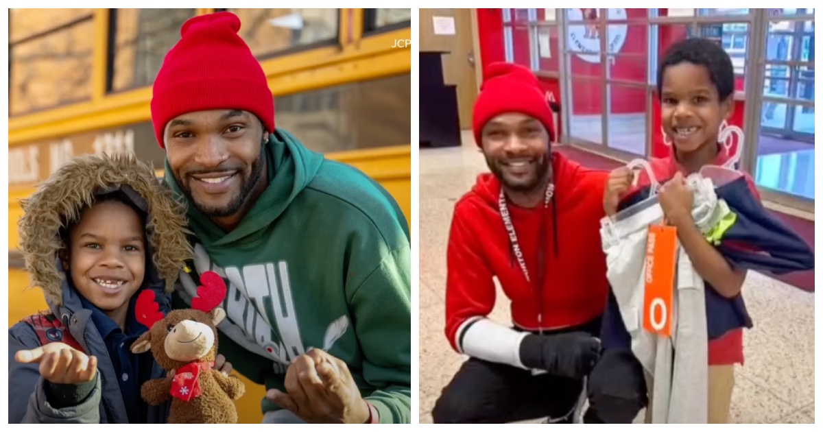 Little Boy Didn't Have Pajamas For PJ Day, School Bus Driver Steps In