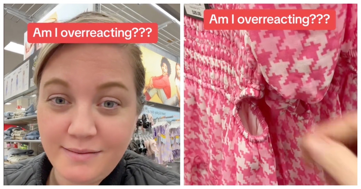 Mom Sees Target Kids Dress With Slits, Thinks It's Inappropriate