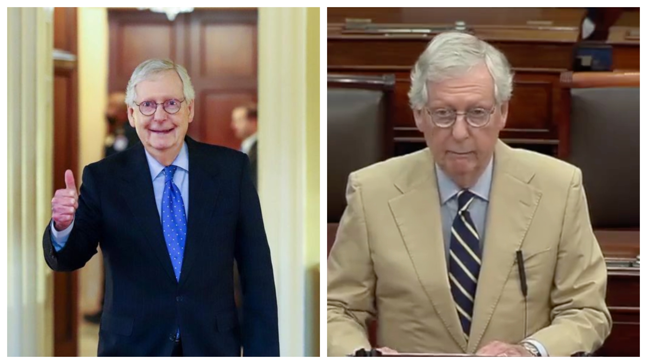 Senate Minority Leader Mitch McConnell Hospitalized Following A Fall