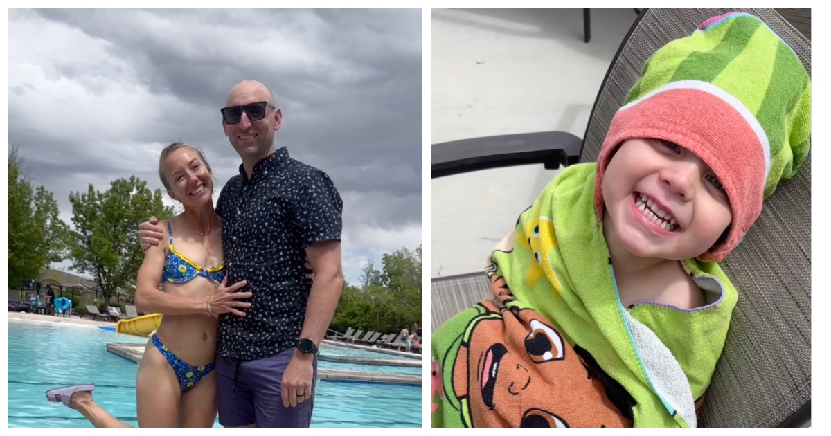Mom Gets Dragged On Social Media After Admitting Son's Pool Time Can Double As His Bath