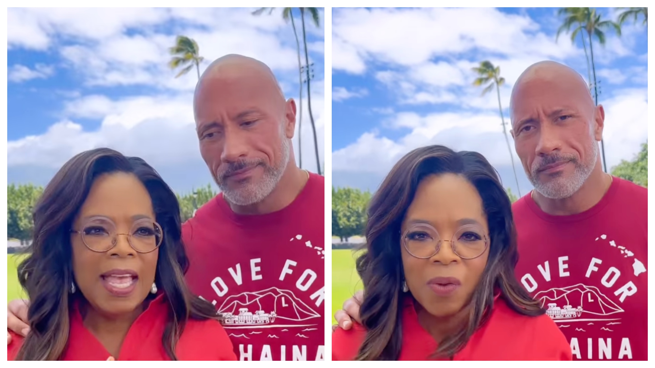 Oprah And Dwayne Johnson Launch A Fund To Help Maui Wildfire Victims
