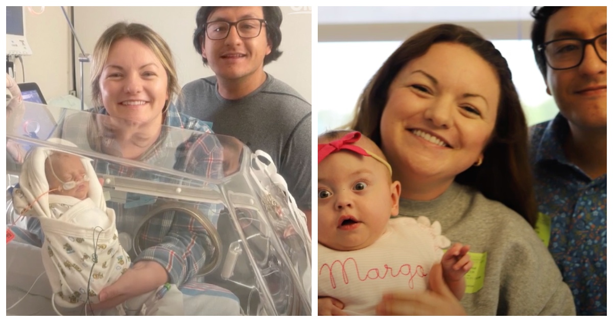 Baby Born At 1 Pound, 5 Ounces, Goes Home For The First Time In 9 Months