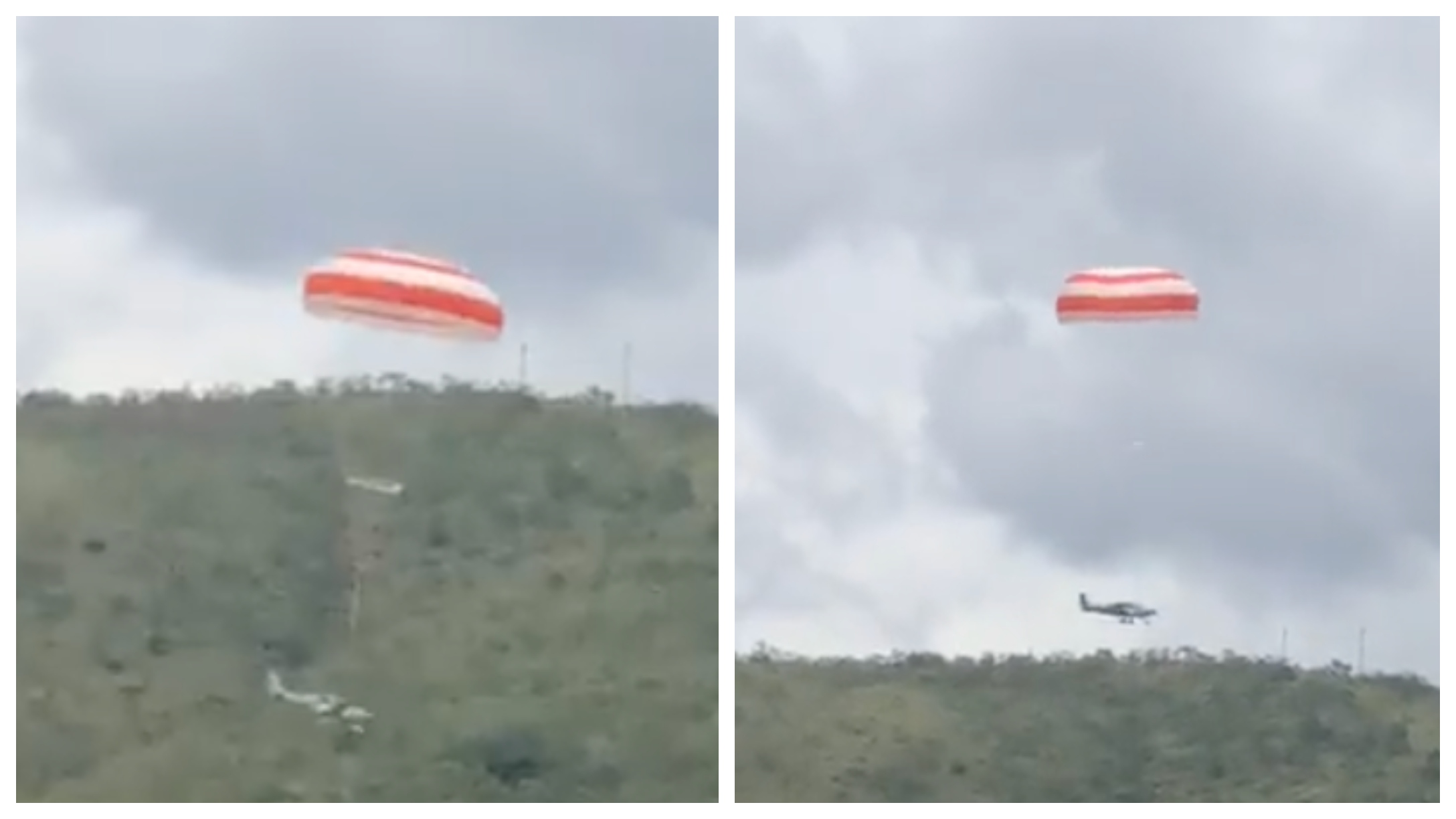 Full-Plane Parachute Saves Everyone On Board