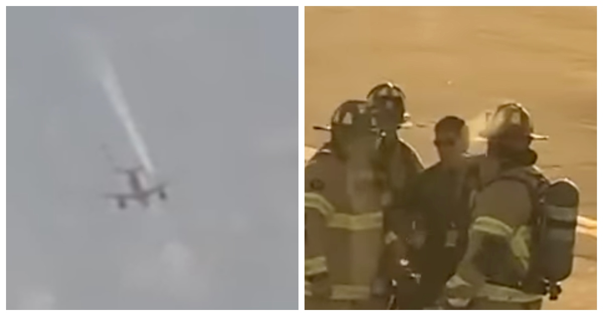 Southwest Flight Shoots Out Flames From Right Wing Right After Takeoff