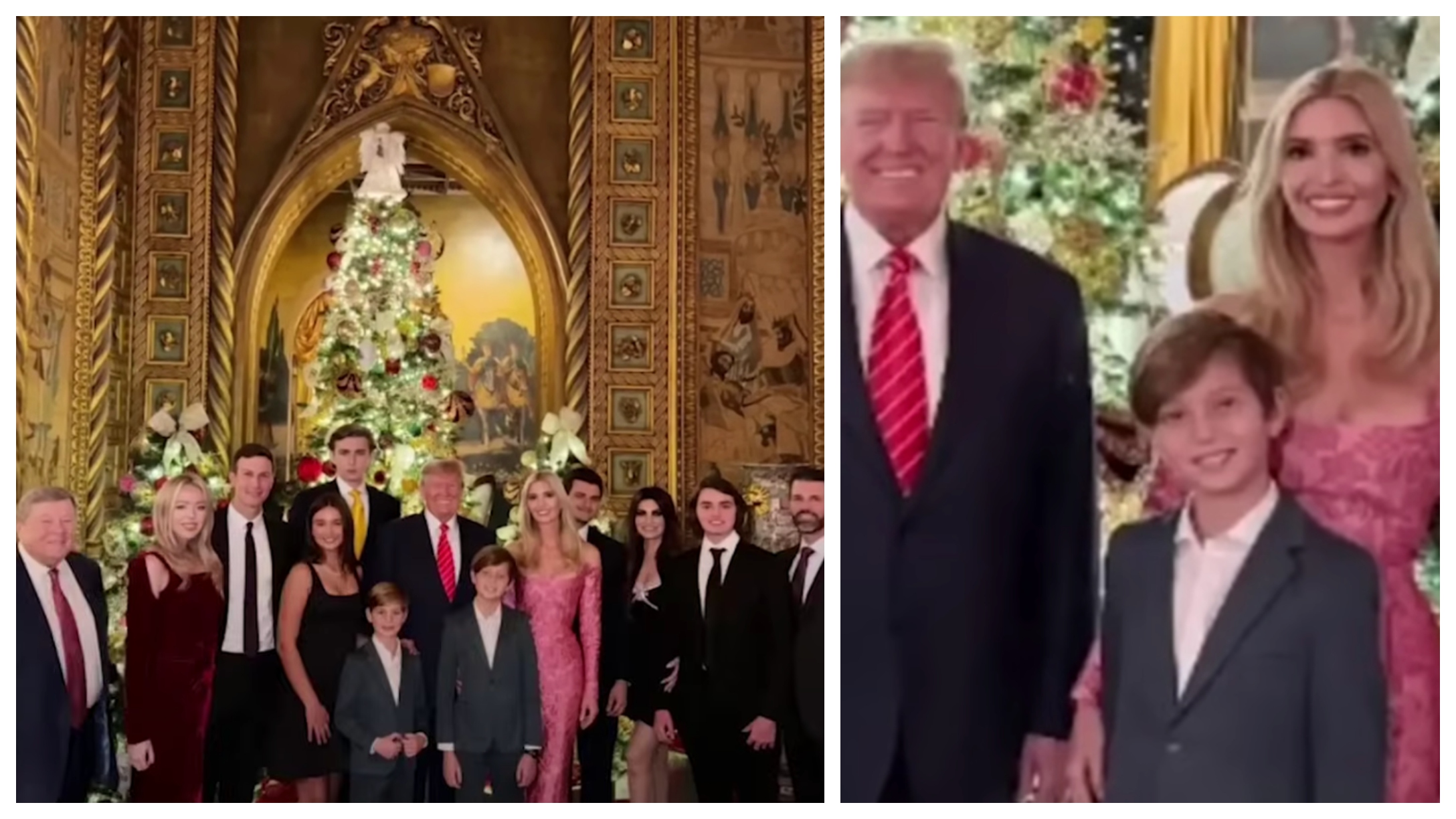 Melania Trump Was Not In The Family Christmas Photo