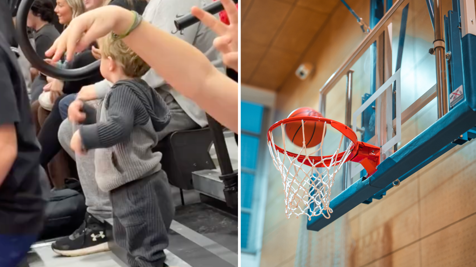 Mom Shares Video Of Her Toddler's Adorable Reaction At Basketball Game
