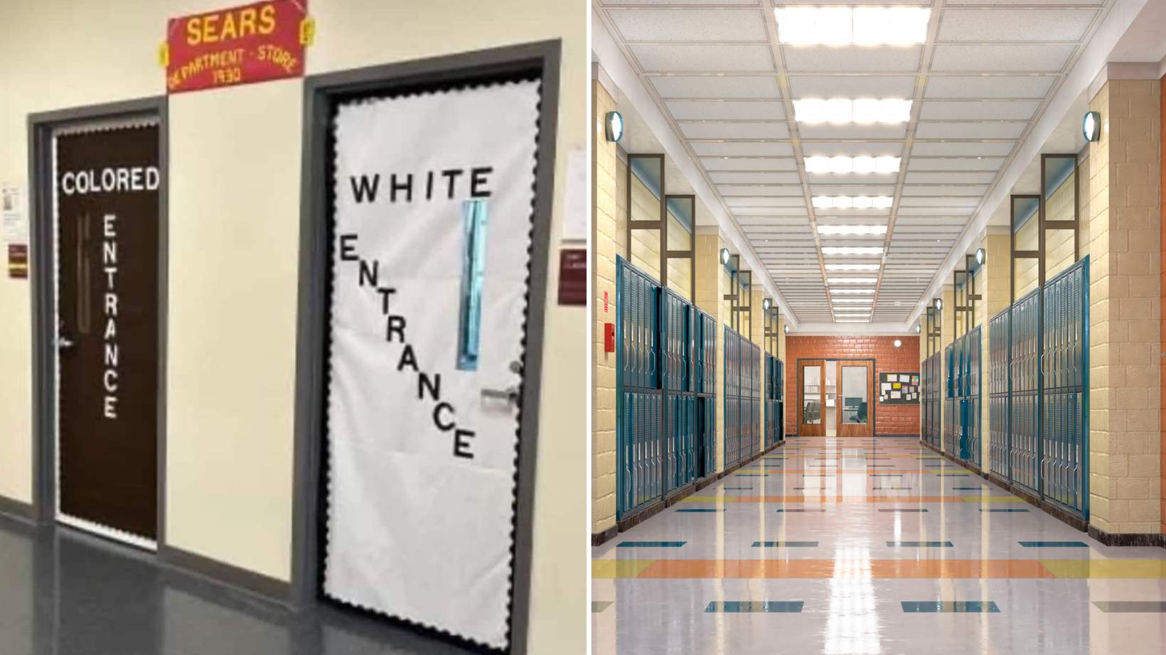 Black History Month Door Decorations Depicting Segregation Taken Down ...