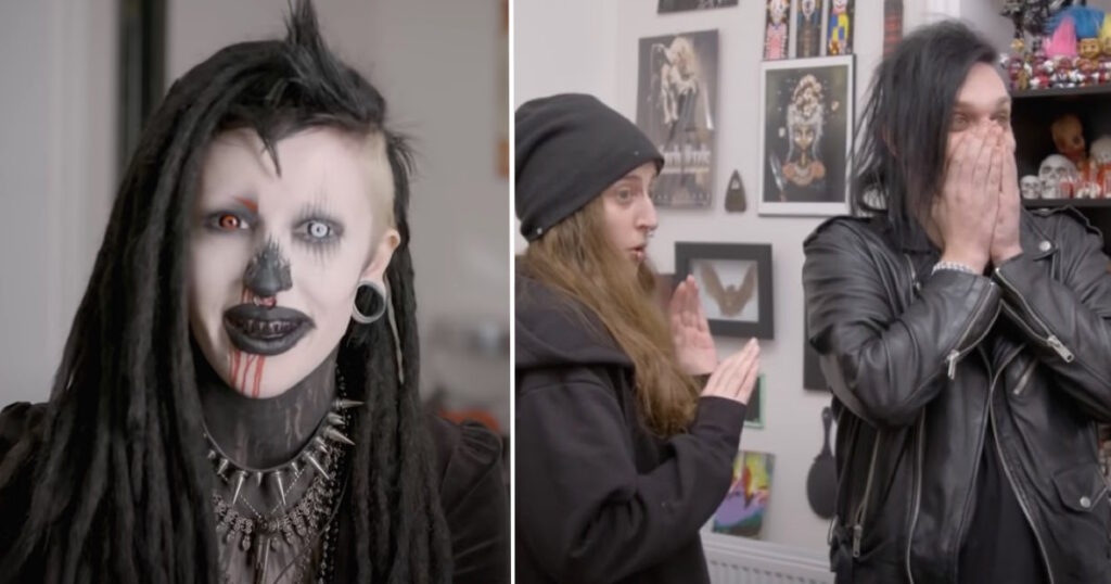 Extreme Goth Reveals Her Glamorous New Look To Boyfriend To See How He ...