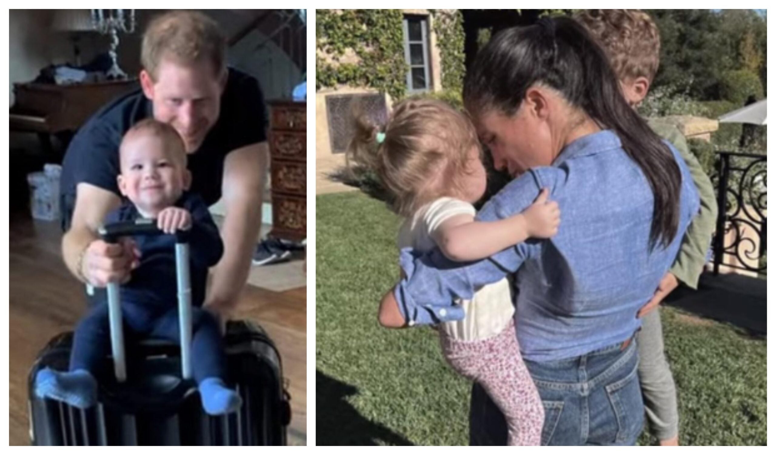 Prince Harry And Meghan Markle Share Rare Photos Of Their Children's Faces
