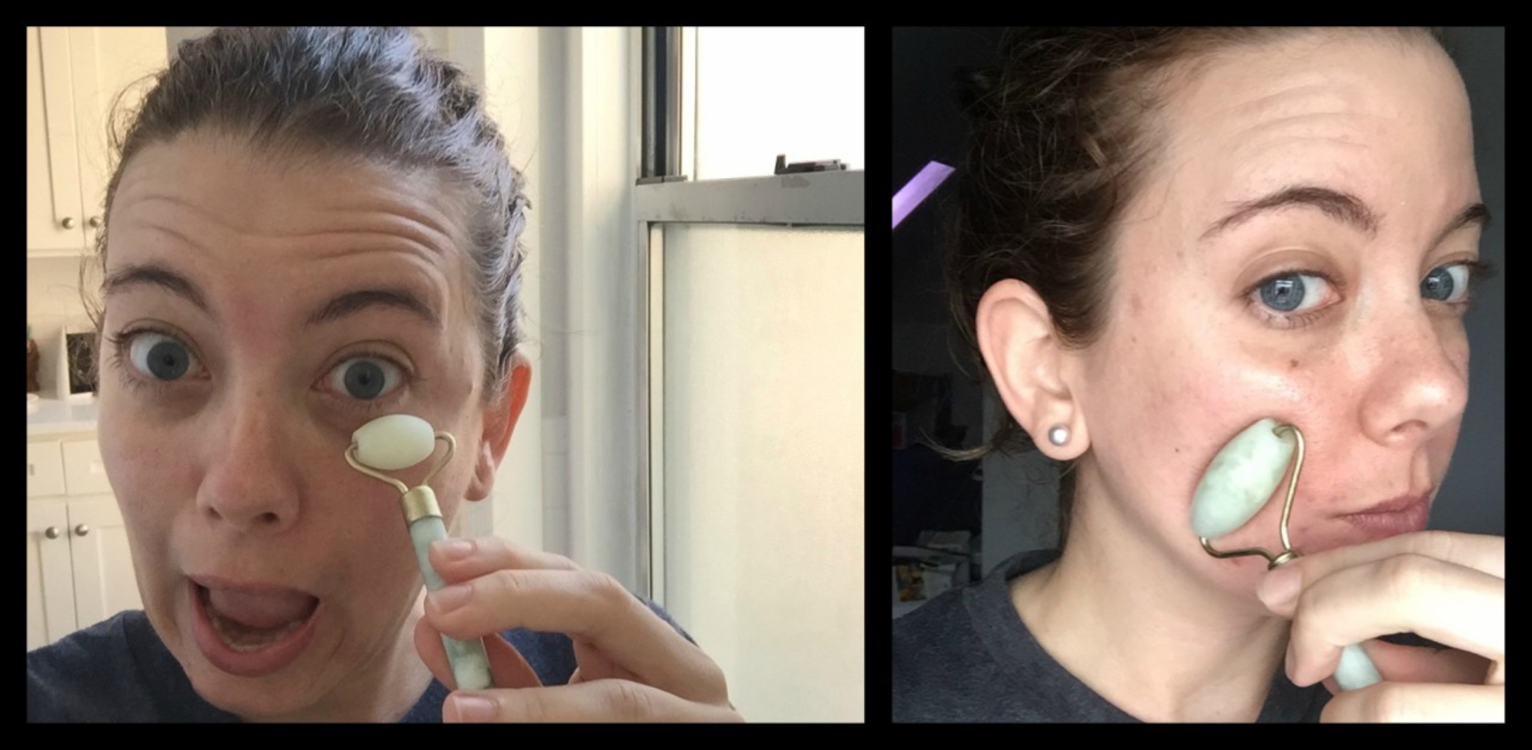 I Tried A Jade Facial Roller For 7 Days For Dark Circles