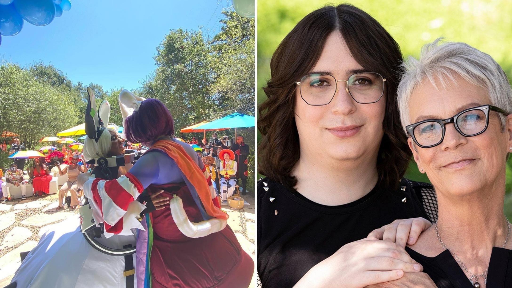 Jamie lee curtis ruby wedding 60 photos - Astyledwedding.com