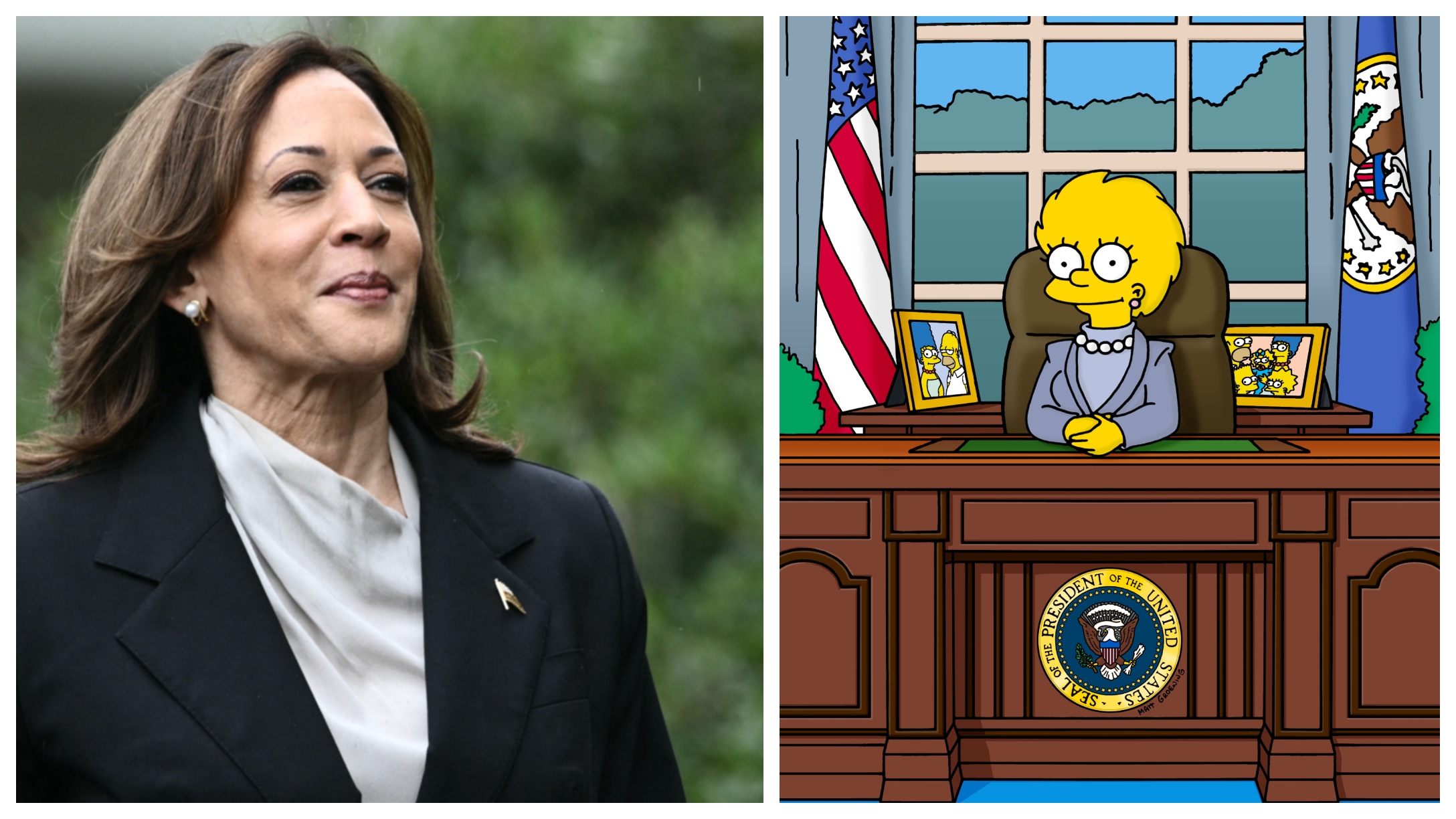'The Simpsons' Correctly Forecasted Kamala Harris Running For President