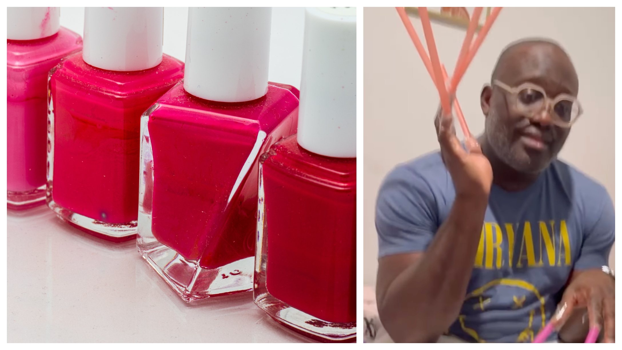 Texas Dad Embraces Ultimate Nail Salon Experience With Sassy Toddler